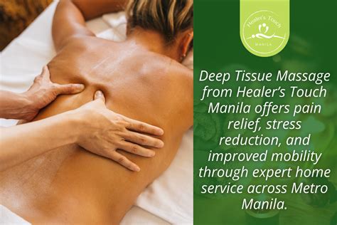 Experience Pain Relief And Relaxation Of Deep Tissue Massage