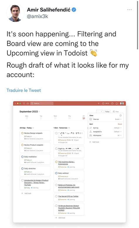 Coming In Todoist R Todoist