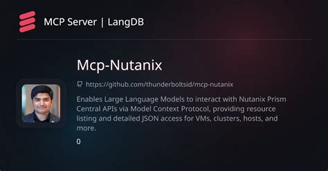 Mcp Nutanix Langdb