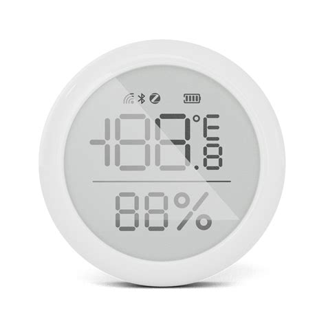 Moeshouse Zigbee Smart Temperature Humidity Sensor Round