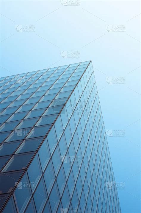 玻璃 建筑 抽象 垂直画幅 办公室 天空 留白 外立面 银行 曼哈顿金融区素材 花瓣网