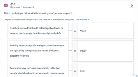 Solved Q93 Homework • Unanswered Match The The Topic Below