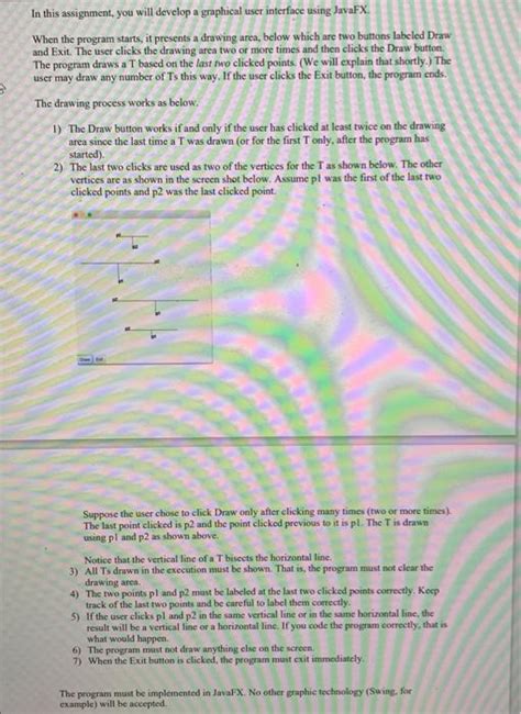 Solved In This Assignment You Will Develop A Graphical User