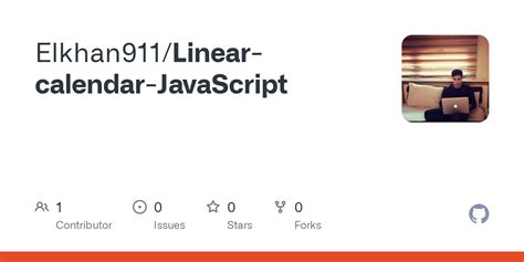 Github Elkhan911 Linear Calendar Javascript