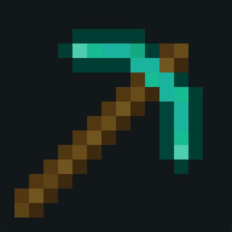 Pixilart Diamond Pickaxe By Saucypilgrim