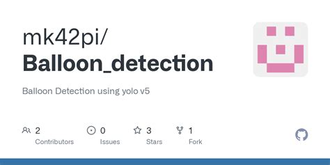 Github Mk42pi Balloon Detection Balloon Detection Using Yolo V5