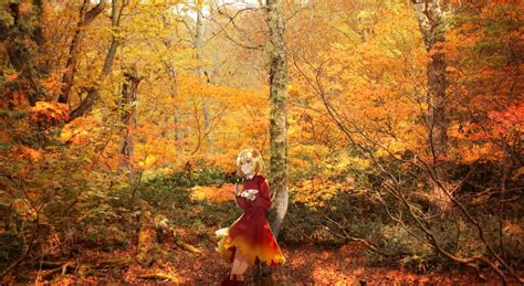 Aki Shizuha Touhou Drawn By Gunsou1350 Danbooru