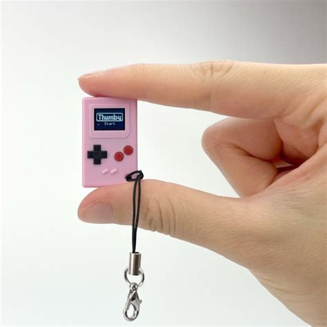 Thumby The Playable And Programmable Keychain Pink Oz Robotics
