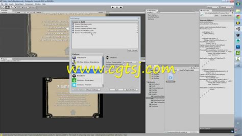 Unity3d开发android二维游戏训练视频教程