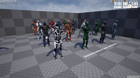 دانلود پکیج کاراکتر ربات مدولار برای آنریل انجین سافت ساز