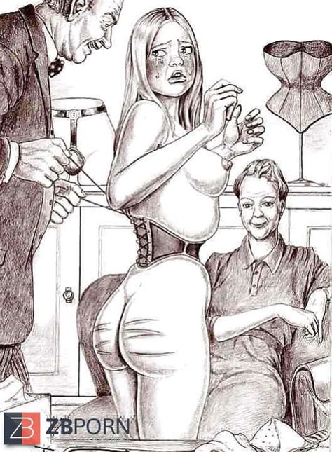 Julian Guile Fetish Spanking Drawings