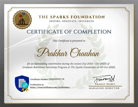 Prakhar Chauhan On Linkedin Certificateofcompletion Internshipcompletion