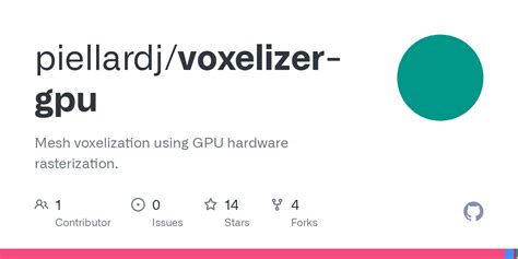 Github Piellardj Voxelizer Gpu Mesh Voxelization Using Gpu Hardware Rasterization