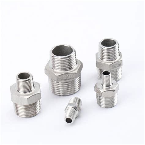 304 Stainless Steel Brass Pipe Fitting 1 8 1 4 1 2 3 8 3 4 Inch