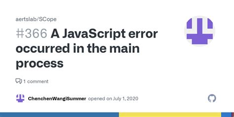 A Javascript Error Occurred In The Main Process Issue Aertslab Scope Github