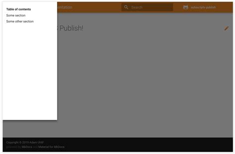 toc div has inline set height · issue 990 · squidfunk mkdocs material