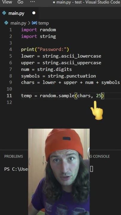 Crea Un Generador De Contraseñas Top En Segundos Con Python Youtube