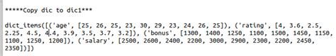 Python Sample Code For Methods Of Dictionary In Python S Logix