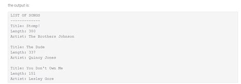 Solved Given Main Complete The Songnode Class To Include