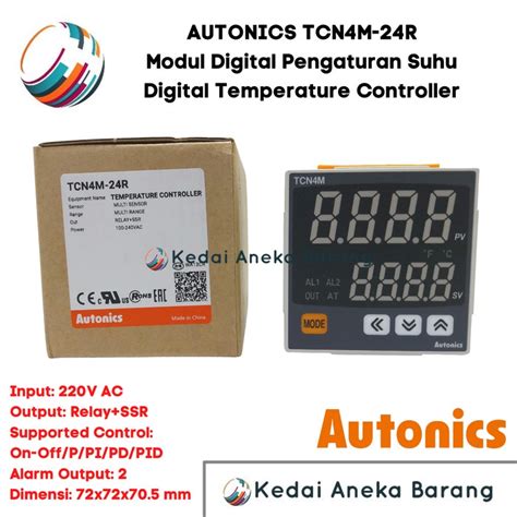 Jual Temperature Controller Digital Autonics Tcn4m 24r Tcn4m 24r Temperatur Shopee Indonesia