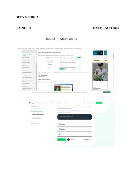 Ex 3 Mongodb Submiy Pdf