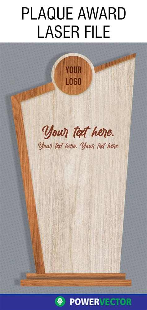 Plaque Award Shape Svg Laser Cut Pattern