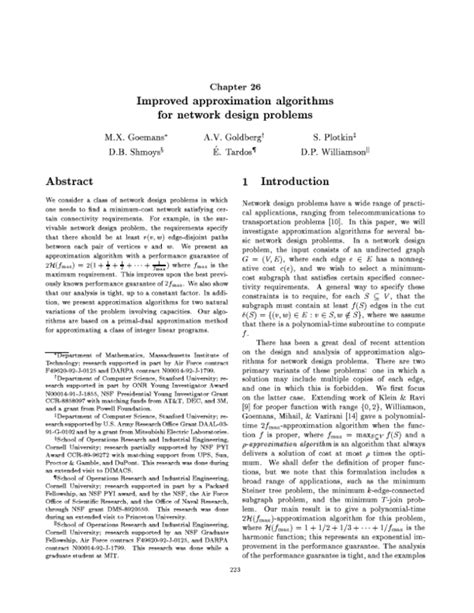 Pdf Improved Approximation Algorithms For Network Design Problems