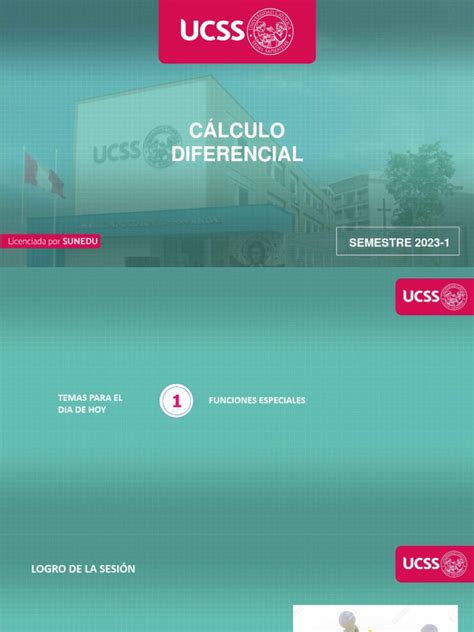 04 Semana 02 Funciones Especiales Pdf Función Matemáticas