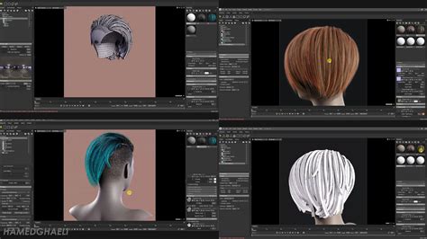 Artstation Real Time Hair For Aaa Games Tutorial Full Process Tutorials