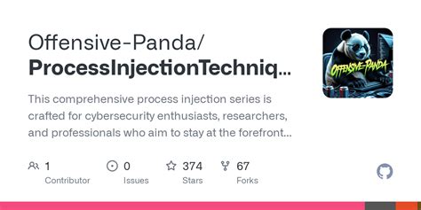 Github Offensive Pandaprocessinjectiontechniques This Comprehensive