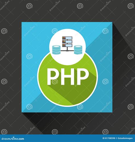 Php Language Data Base Storage Stock Illustrations 12 Php Language