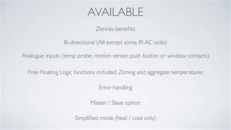 Ivory Egg Zennio Training KLIC HVAC Webinar PPT