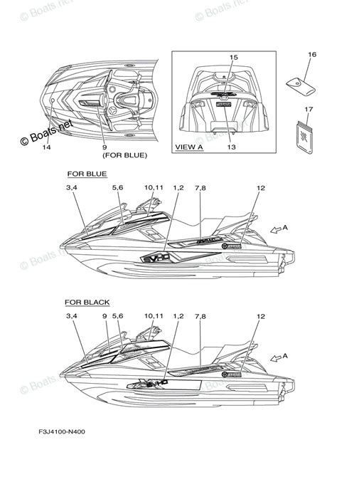 Yamaha Waverunner 2014 Oem Parts Diagram For Graphics