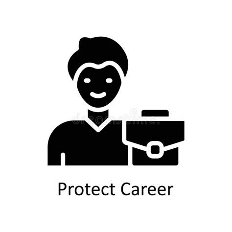 Protect Career Protection And Security Vector Icons Set Cyber Computer Network Business Data