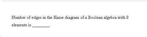 Set Theory And Algebra Number Of Edges In The Hasse Diagram Of A Boolean