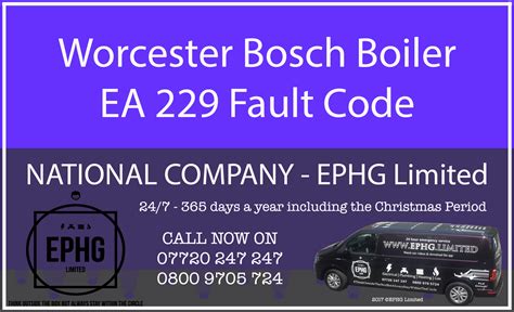 Worcester Bosch Boiler EA 229 Fault Code
