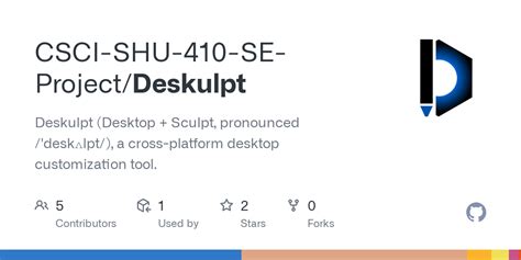 Pull Requests CSCI SHU 410 SE Project Deskulpt GitHub