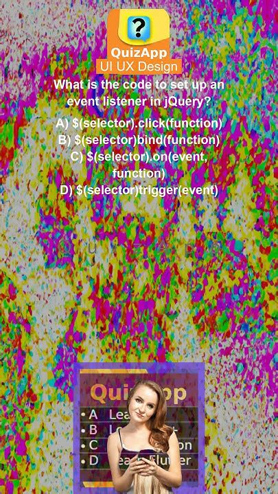 Ui Ux Design What Is The Code To Set Up An Event Listener In Jquery