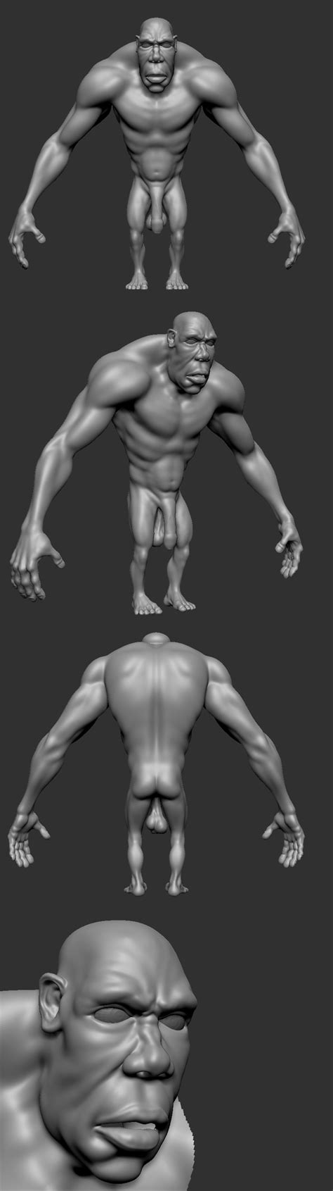My Z Adventures WIP Nudity By Rynomyte ZBrushCentral