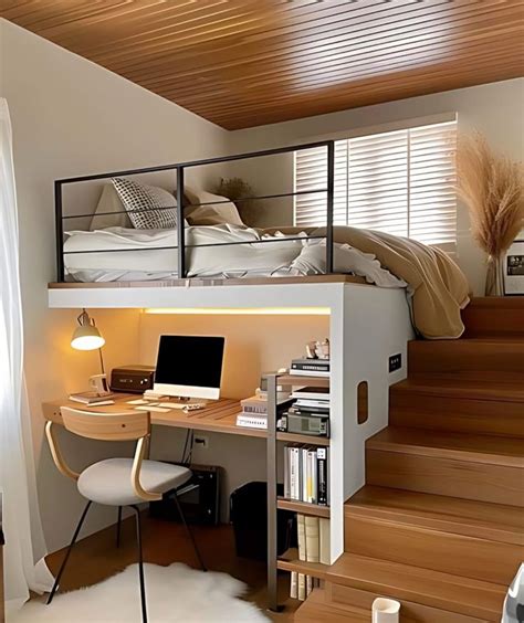 Pin By Leah Baker On Bedrooms In 2025 Modern Loft Bed Loft Beds For Small Rooms Small Room