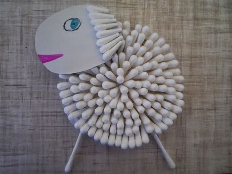 Поделки из пластилина и ватных палочек 80 фото