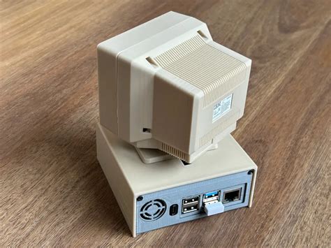 Retro Desktop Pc Raspberry Pi Case By Fantasticmrdavid Makerworld Download Free 3d Models