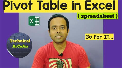 Pivot Table In Excel Spreadsheet Data Processing Tool Pivottable