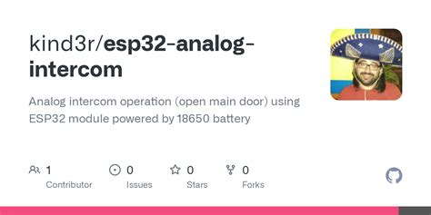 github kind3r esp32 analog intercom analog intercom operation open