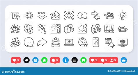 Scroll Down Artificial Intelligence And Energy Icons Set Globe Reject Book And Gluten Free