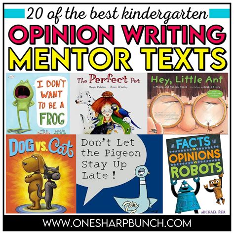 20 Of The Best Informational Writing Mentor Texts For Kindergarten
