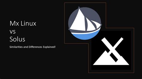 Mx Linux Vs Solus Similarities And Differences Embedded Inventor