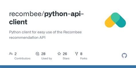 Github Recombeepython Api Client Python Client For Easy Use Of The Recombee Recommendation Api