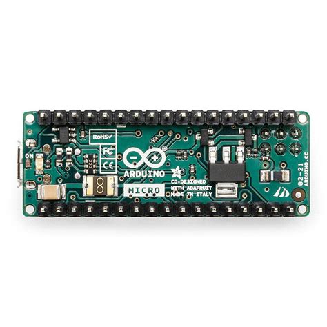 arduino micro with headers the pi hut