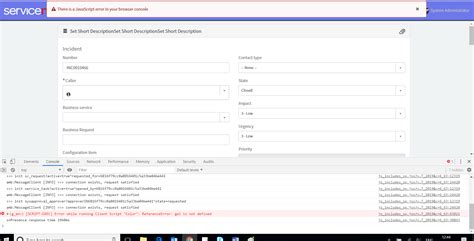 solved there is a javascript error in your browser conso